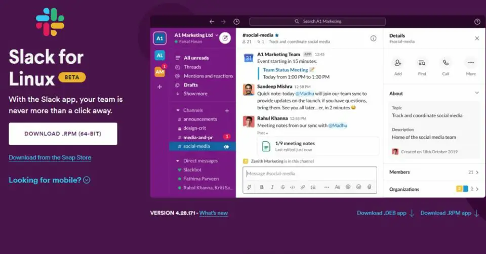 Getting Started with Slack on Ubuntu : A Complete Installation Guide - ImagineLinux