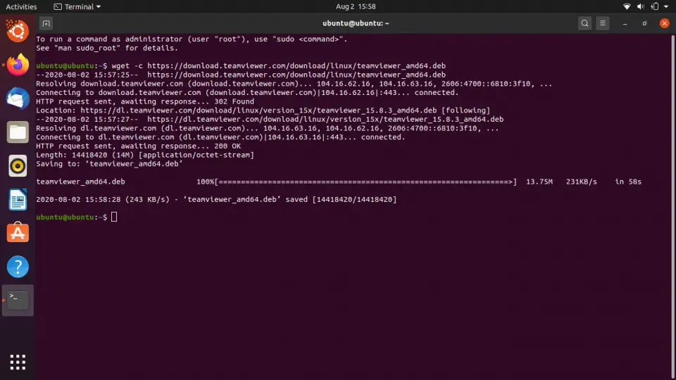 How to install TeamViewer on Ubuntu 20.04 - ImagineLinux