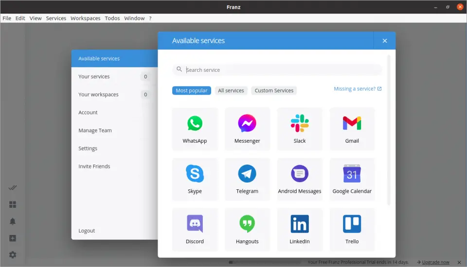 How to Install Franz Messaging App on Ubuntu 20.04 Linux - ImagineLinux
