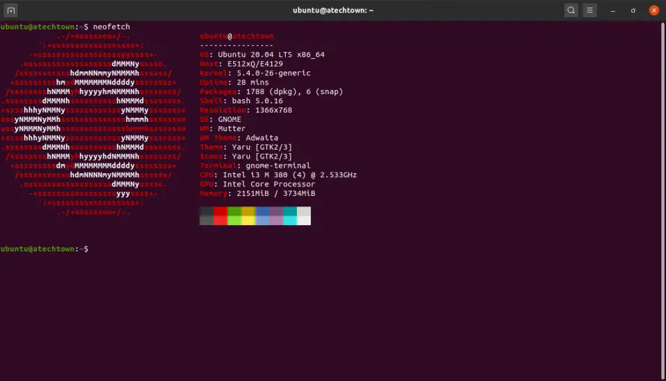 How to Install Neofetch on Ubuntu 20.04 - Tool to Display System ...