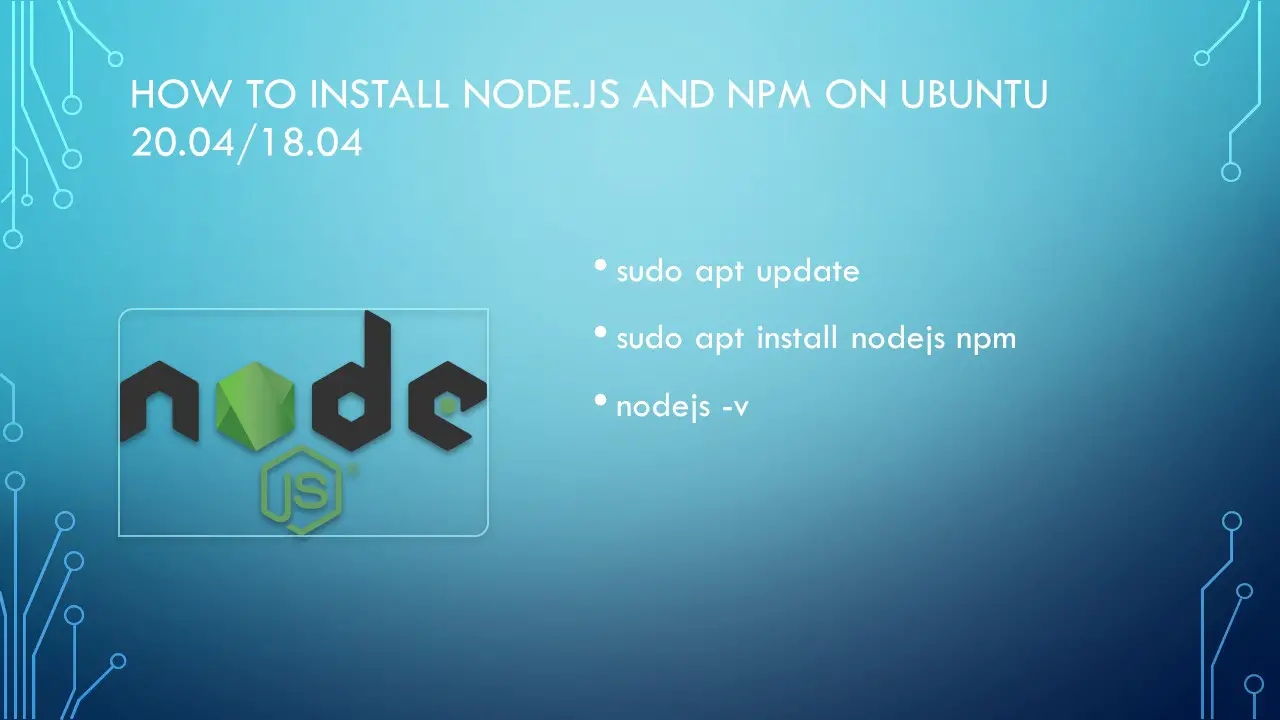 How To Install Node js And NPM On Ubuntu 20 04 18 04 ImagineLinux