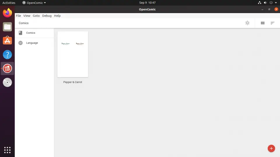 Read your comics with OpenComic on Ubuntu 20.04 - ImagineLinux