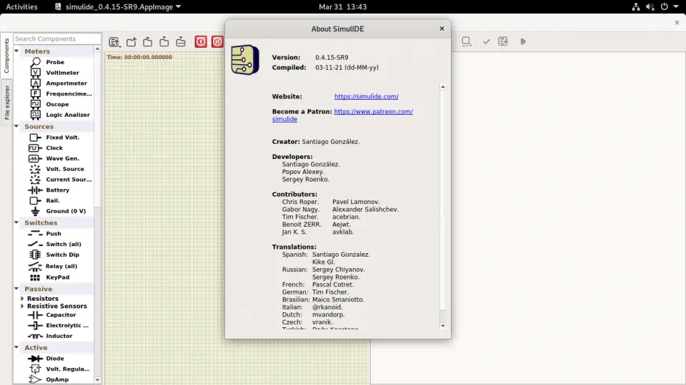 How to Install SimulIDE on Debian 11 - ImagineLinux