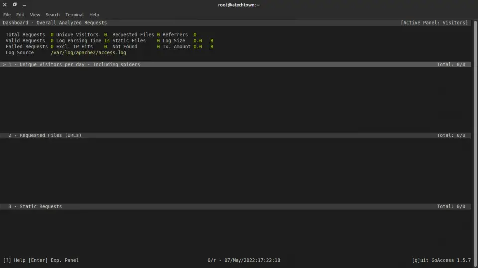 How to Install GoAccess Web Log Analyzer on Ubuntu 20.04 - ImagineLinux