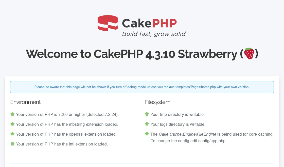 How to Install CakePHP on Rocky Linux 8 / Alma Linux 8 - ImagineLinux How to Install CakePHP on Rocky Linux 8 / Alma Linux 8 - ImagineLinux