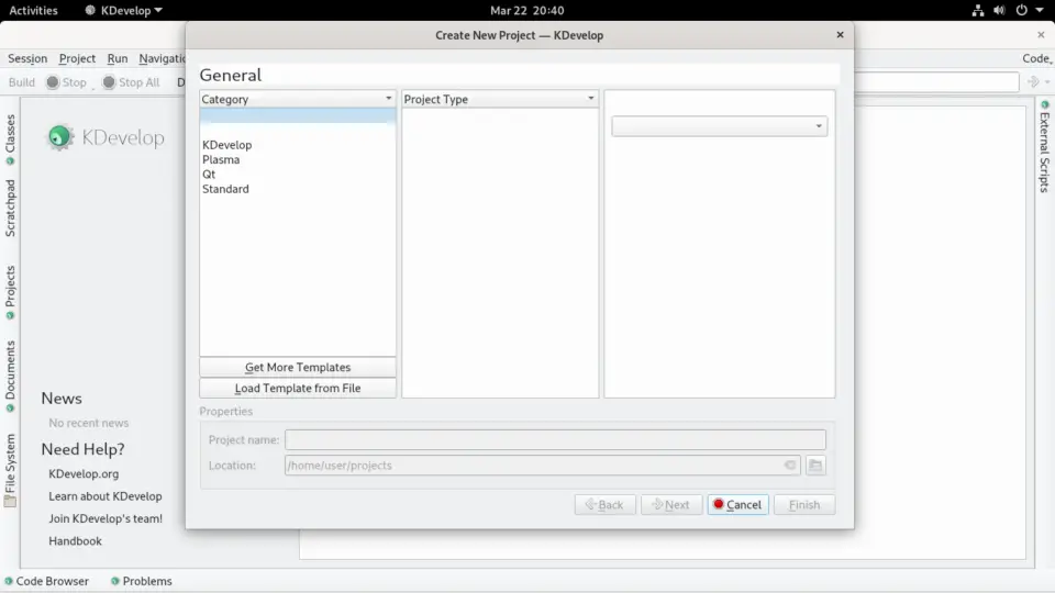 Learn to install KDevelop - the Plasma IDE - on Linux - ImagineLinux