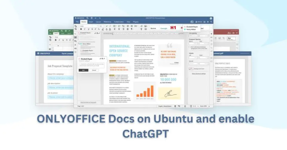 How To Install Onlyoffice Docs On Ubuntu And Enable Chatgpt Imaginelinux